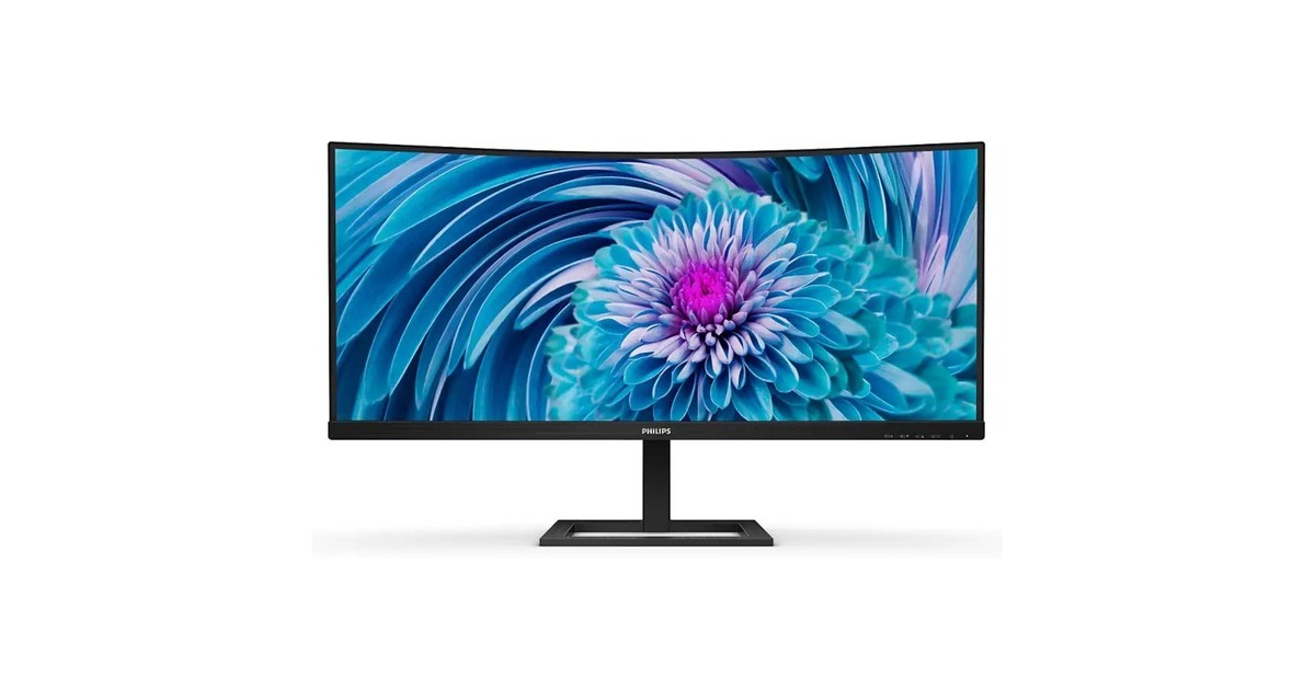 Philips 346E2CUAE/00 34" Curved UltraWide monitor Zwart, WQHD ...