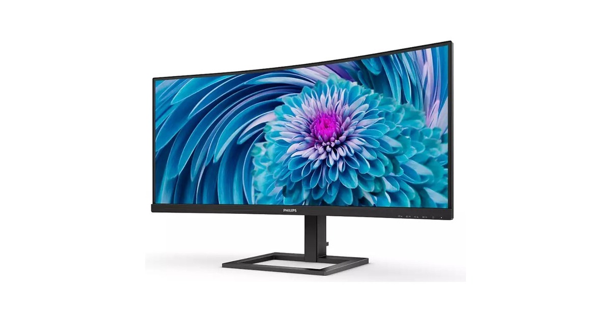 Philips 346E2CUAE/00 34" Curved UltraWide monitor Zwart, WQHD ...