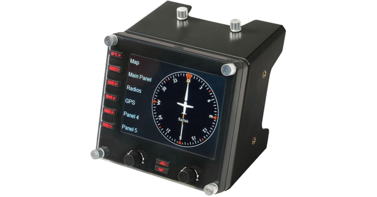 Logitech G Saitek Pro Flight Instrument Panel instrumentenpaneel Zwart, PC